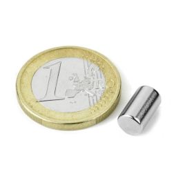 Stavmagnet 6x10 mm | Styrka: 1,40 kg | Lagervara